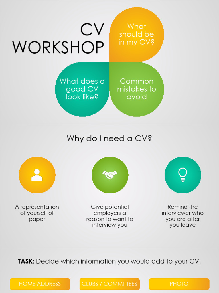 Year 11 CV Workshop | PDF | Apple Inc.