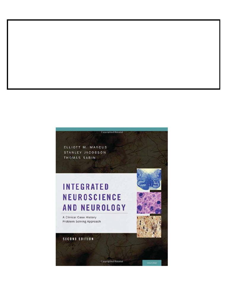 Integrated Neuroscience and Neurology A Clinical Case History Problem ...