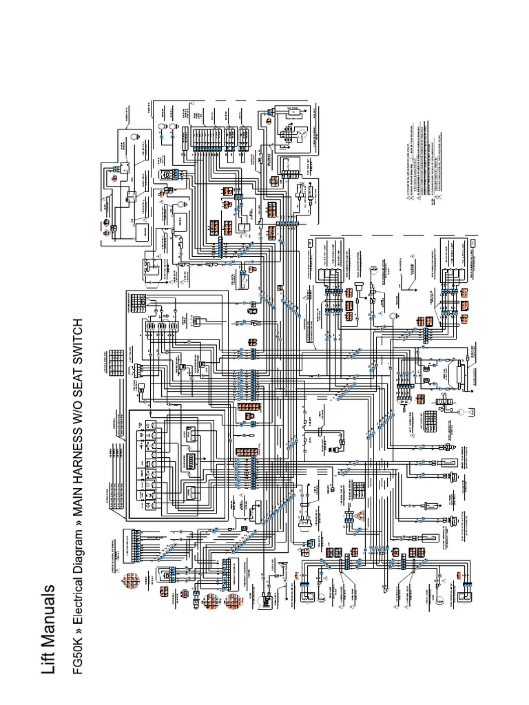 Lift Manuals - Manuel Des Schémas - Electrical Diagram FG50K 1 | PDF