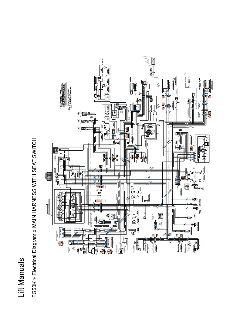 Lift Manuals - Manuel Des Schémas - Electrical Diagram FG50K 2 | PDF