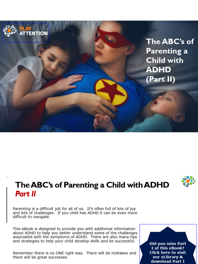 ABCs of Parenting Part II | PDF | Attention Deficit Hyperactivity ...