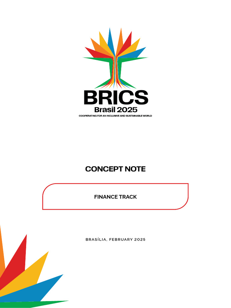 BRICS Brazil Finance Track Concept Note | PDF | International Monetary ...