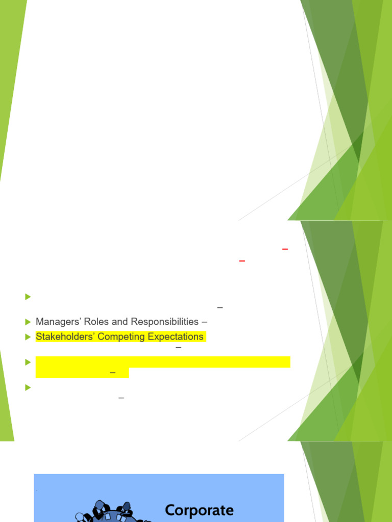Lecture 1 and 2 Week 1 - 202309 | PDF | Governance | Stakeholder (Corporate)