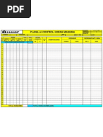Plantilla de Control de Maquinaria Excel | PDF | Violencia | Clima