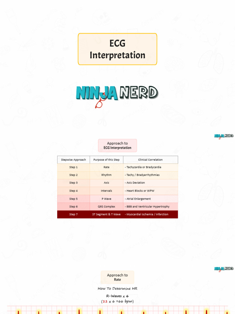 1 - ECG Interpretation (Slides) | PDF | Electrocardiography | Cardiology