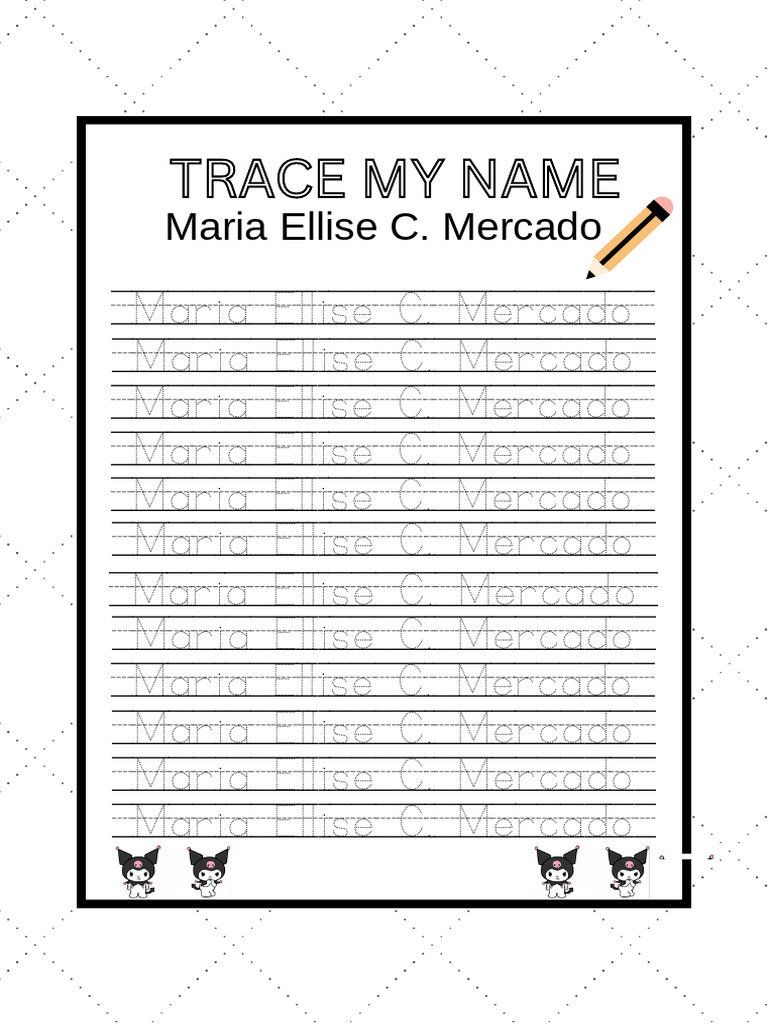 Black & White Alphabet Tracing Worksheet - 20250605 - 133328 - 0000 | PDF