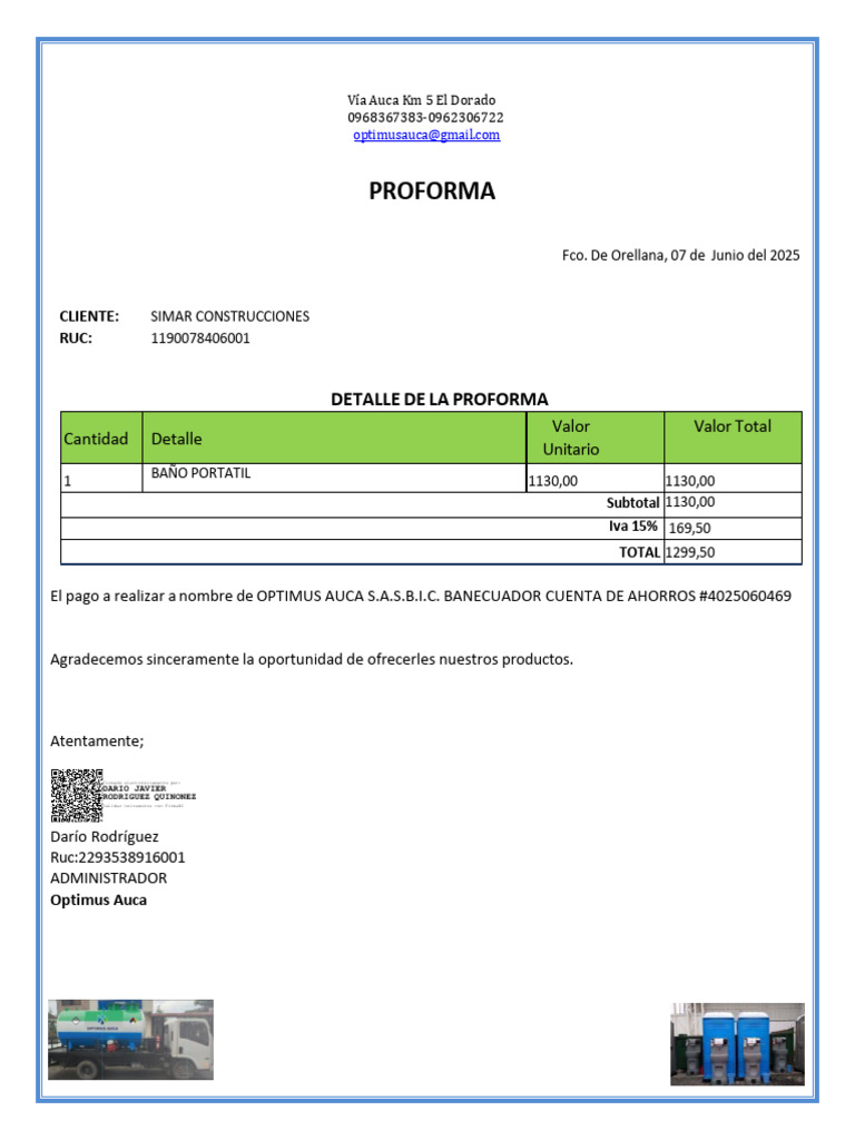Proforma Venta Signed | PDF