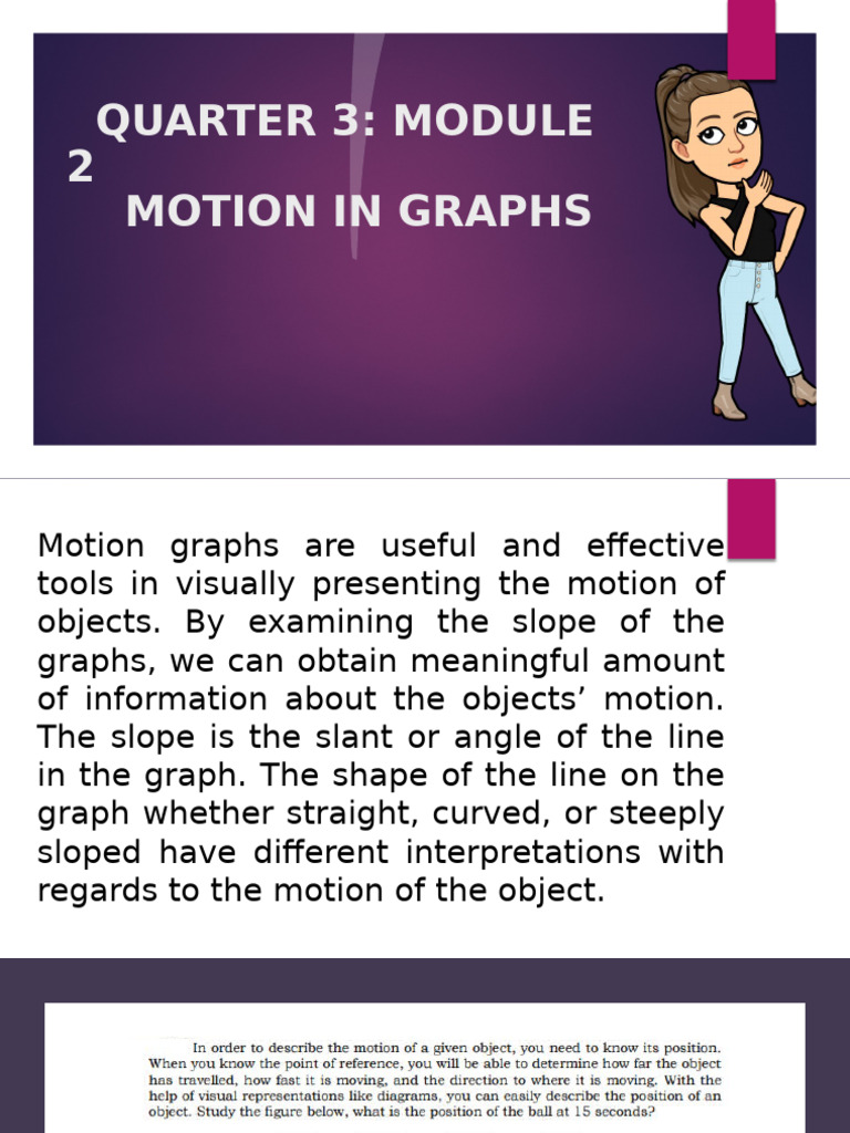 Motion in Graphs (Week 6) | PDF
