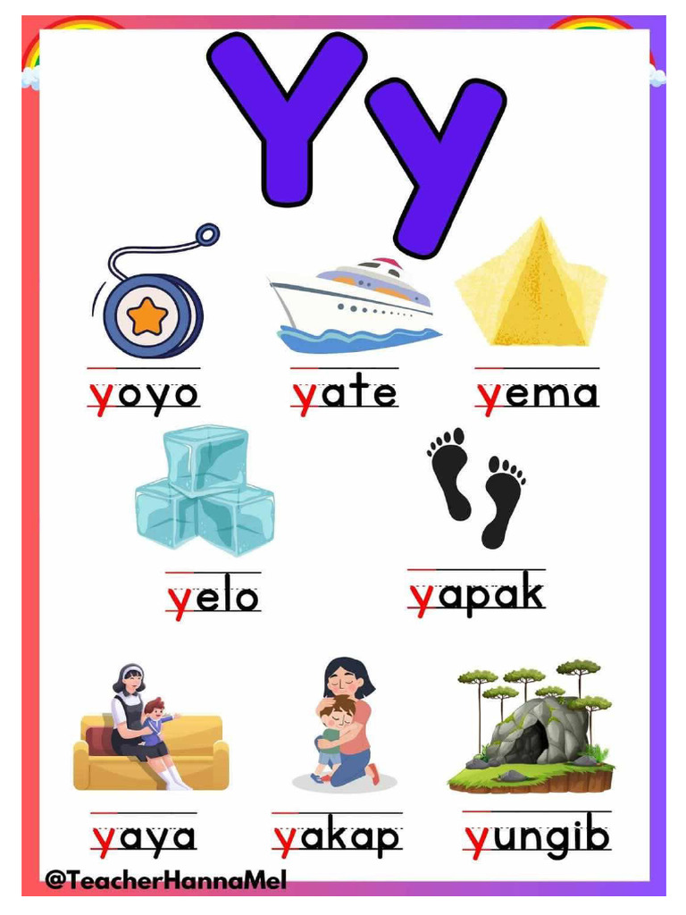 Letter Yy Chart | PDF