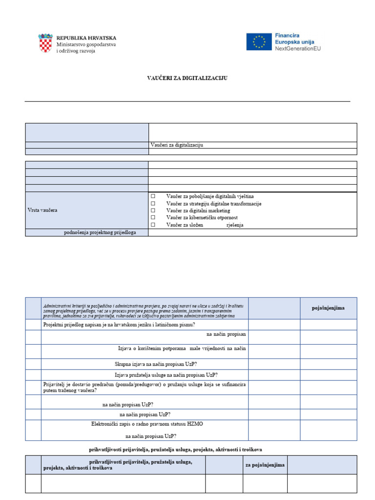Prilog 2. Postupak Dodjele Bespovratnih Sredstava | PDF
