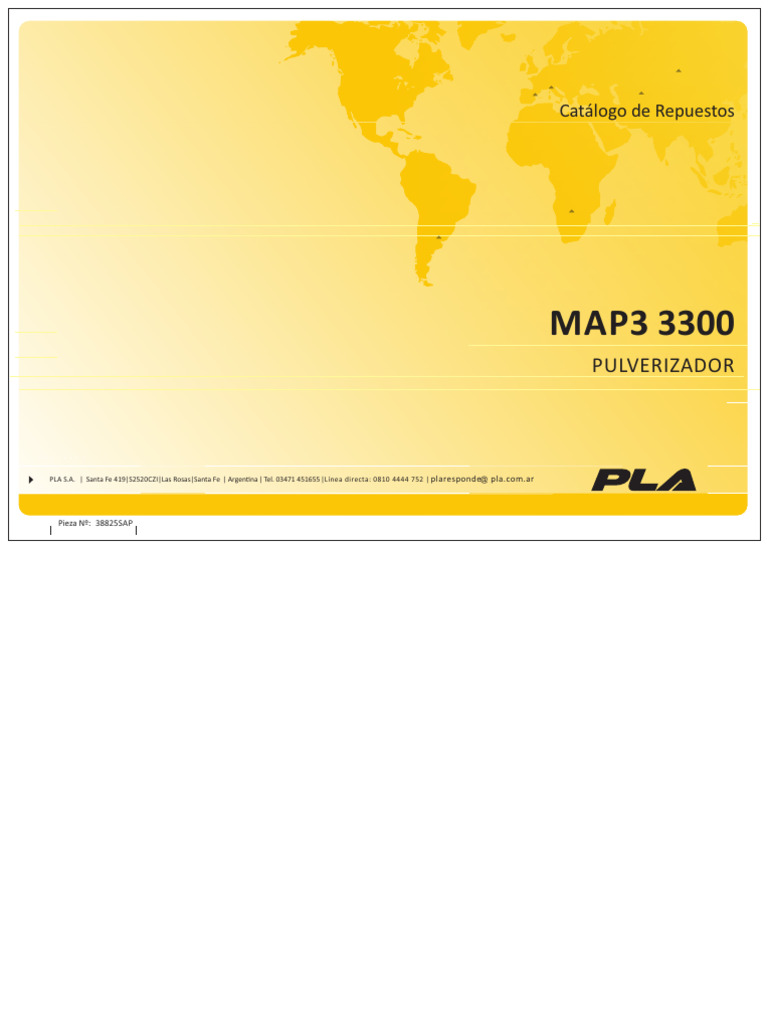 Catálogo de Repuestos MAP3 3300 | PDF | Tornillo | Arandela (Hardware)