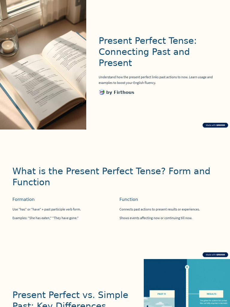 Mastering Present Perfect Tense | PDF