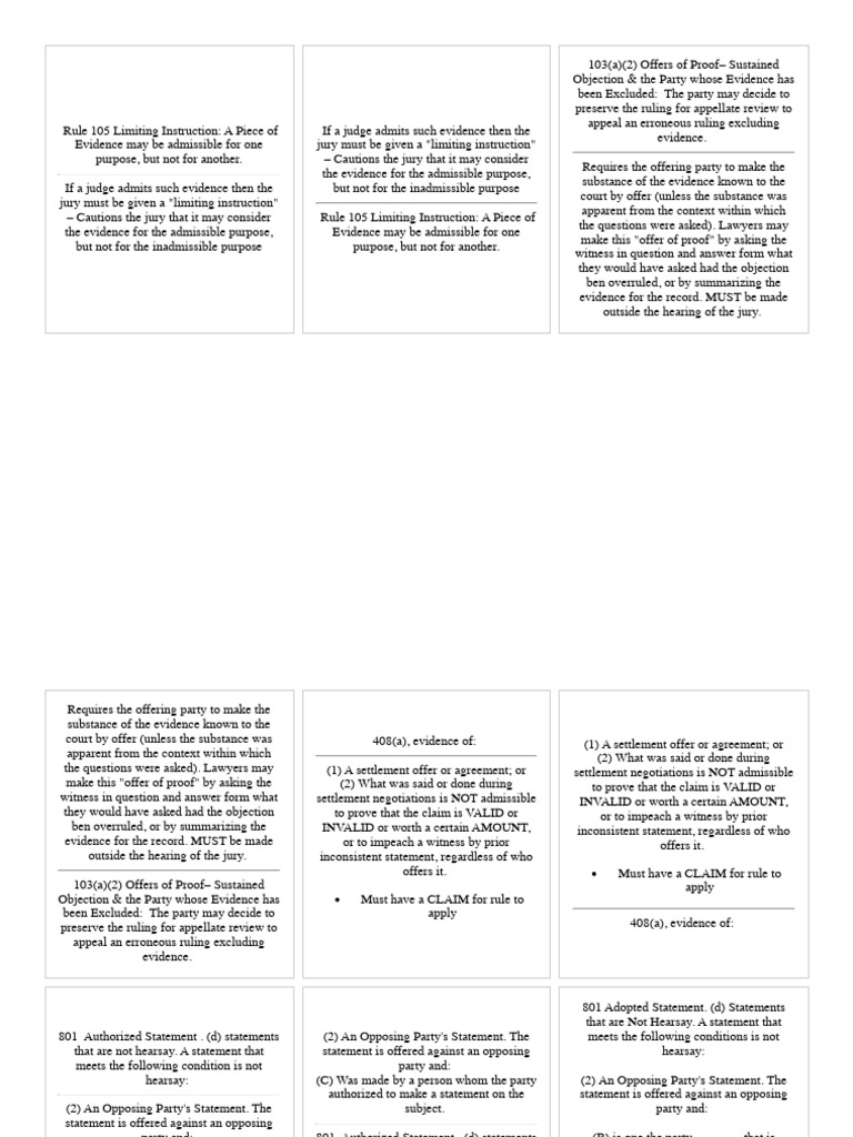 Rule 105: Limiting Instructions in Evidence | PDF | Evidence (Law ...
