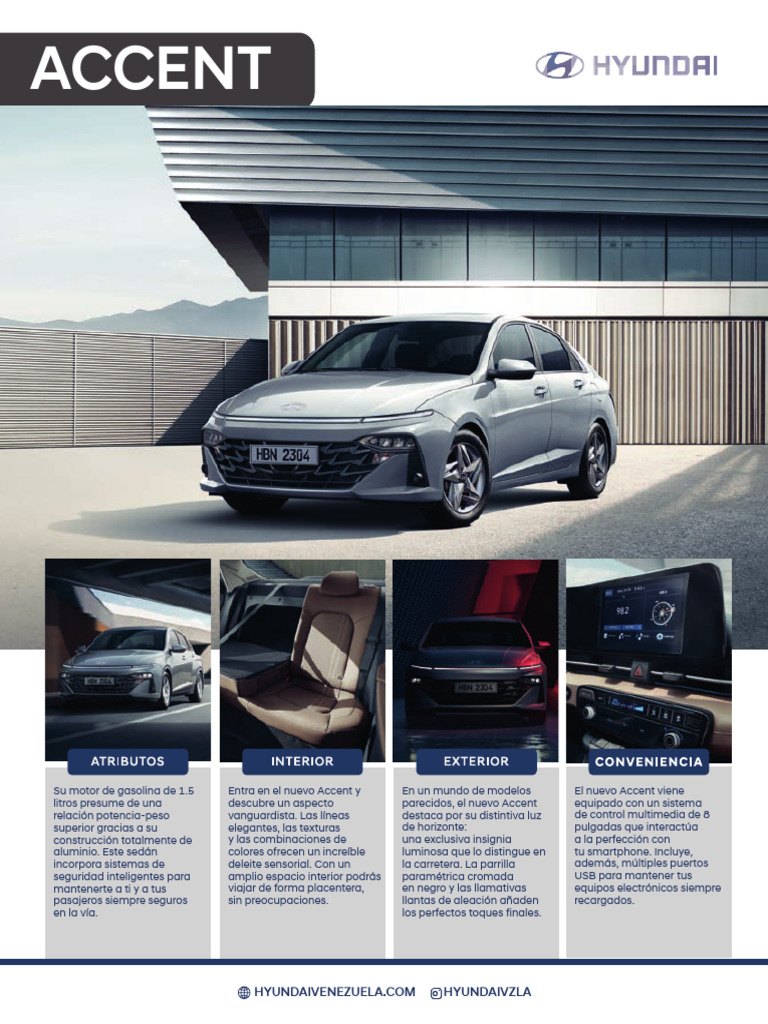 Ficha Tecnica Accent | PDF