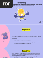 Guide To Footnoting in Law SALJ | PDF | Note (Typography) | Citation
