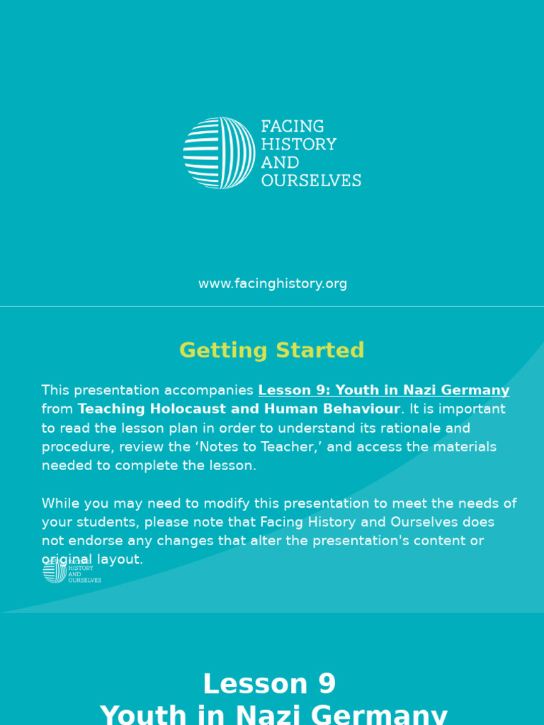 THHB 9 Youth in Nazi Germany | PDF | Propaganda | Nazi Germany