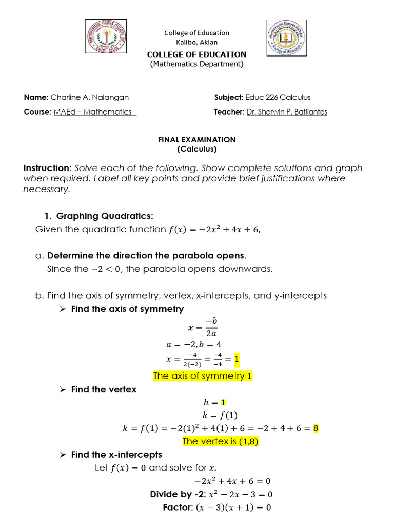 NALANGAN, CHARLINE A. Final Examination Sheet or Activity Sheet MAED ...
