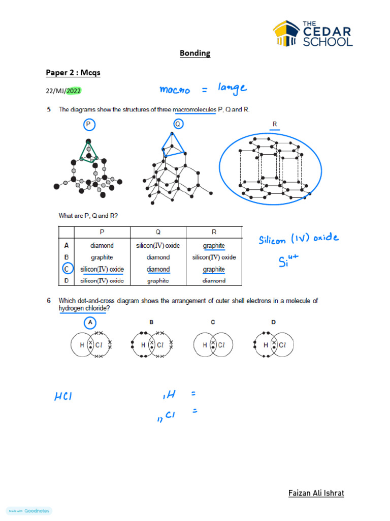 Chemical Bonding PP Solution | PDF | Chemical Bond | Intermolecular Force