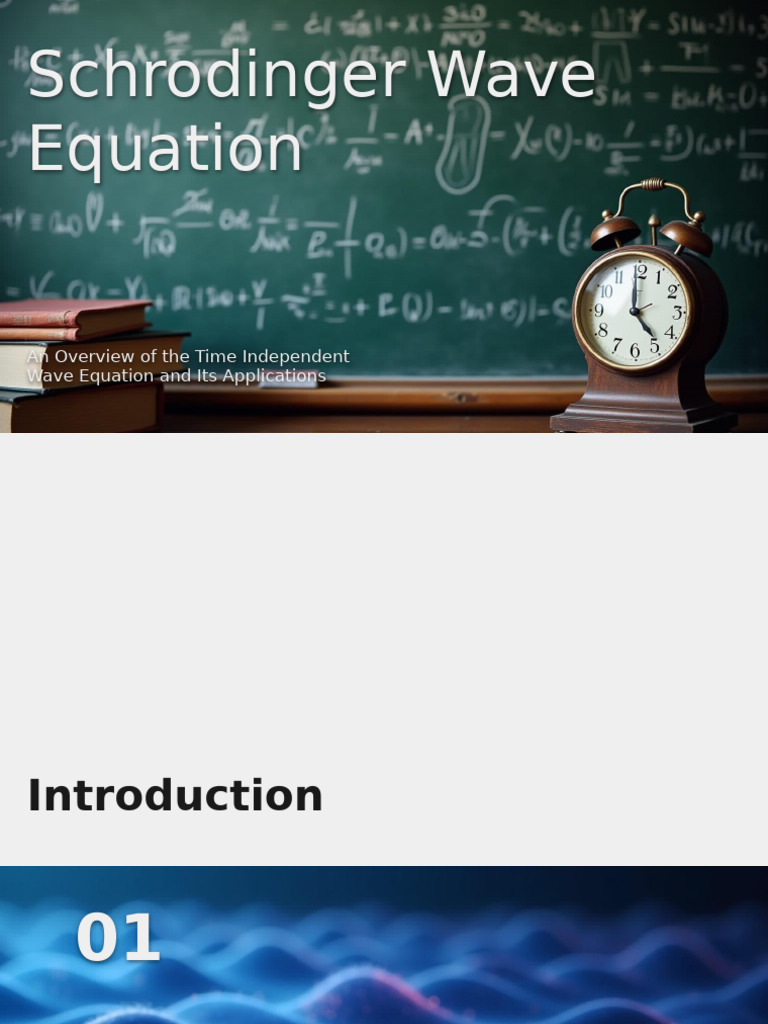 Schrodinger Wave Equation | PDF | Schrödinger Equation | Quantum Mechanics