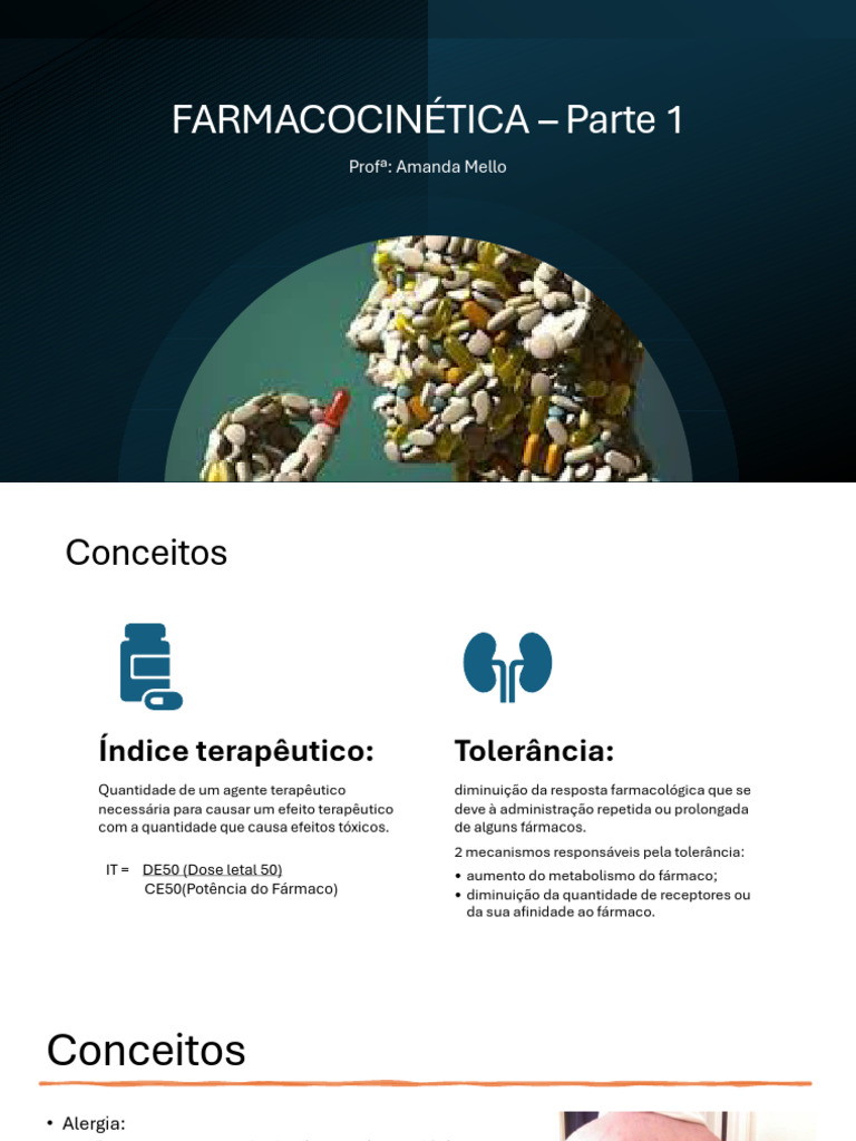 Farmacocin Tica - Parte 1 | PDF | Lipídio | Membrana celular