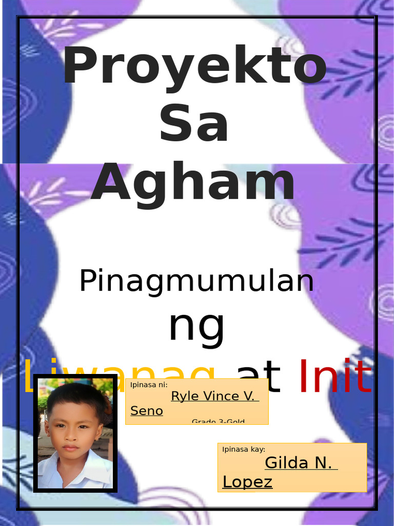 Proyekto Sa Agham 3 | PDF