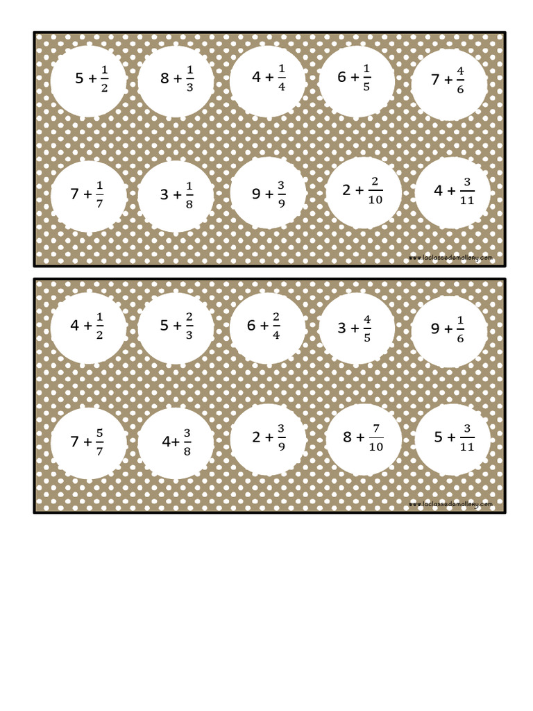 Loto Decomposition Fractions | PDF