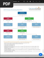Cervical Cancer Screening Flow Charts | PDF | Cervical Cancer ...