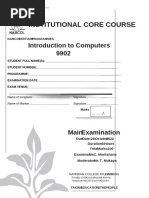 NSSCO Computer Studies Past Questions and Memos 2020 2023 | PDF