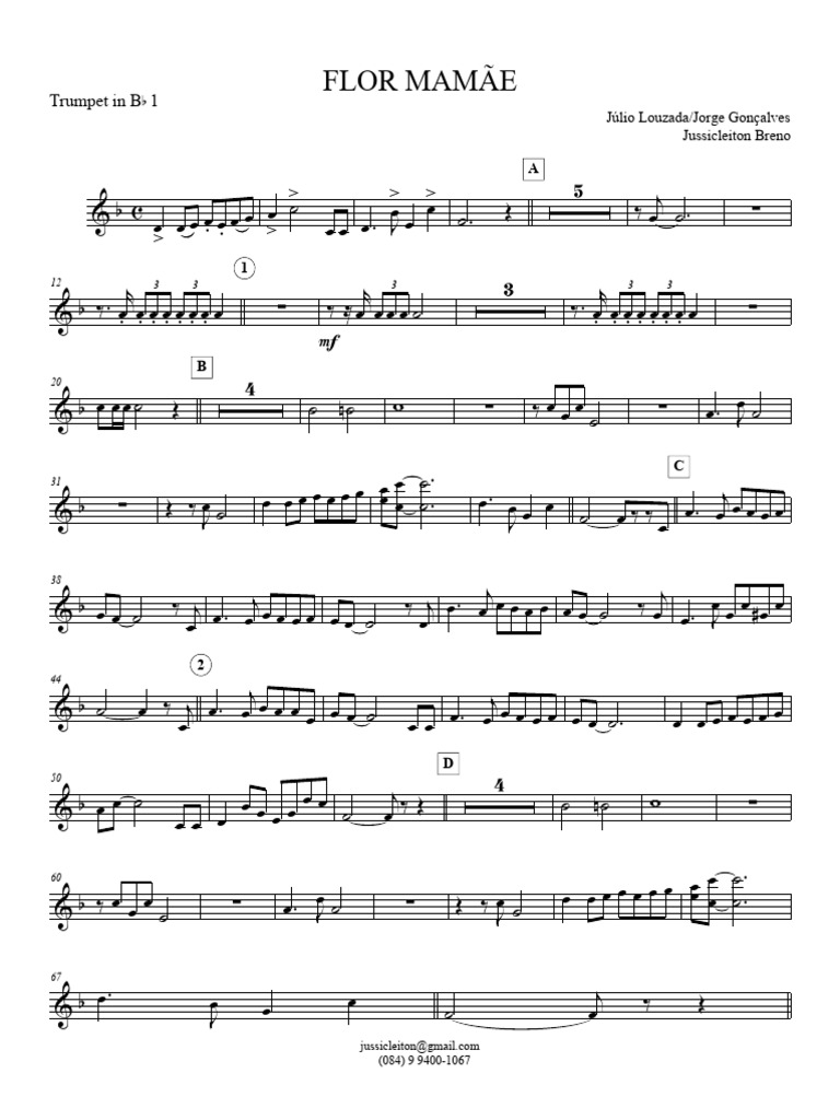 Flor Mae - Trumpet in BB 1.mus | PDF