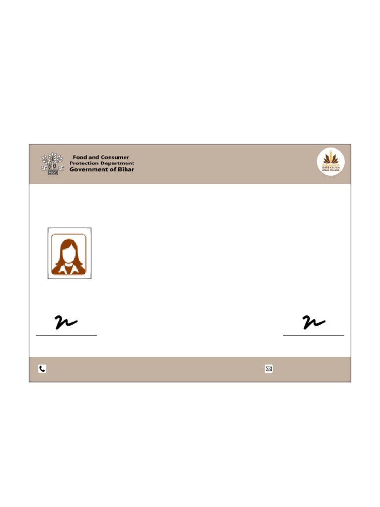 Ration Card Details for Anila Devi | PDF