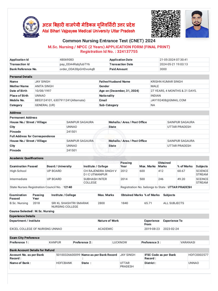 135822413_FD-Summary_25102024 | PDF | Qualifications