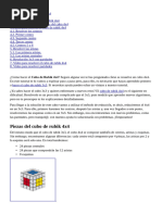 Algoritmos para resolver el cubo 4x4 | PDF