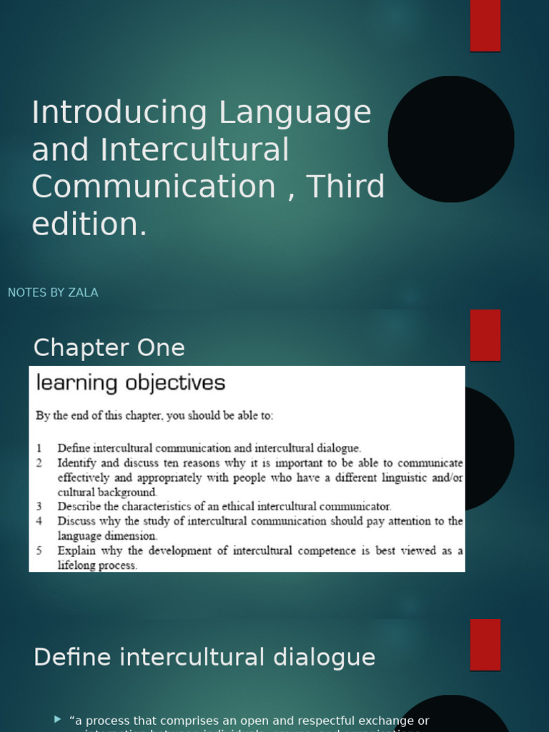 Introducing Language and Intercultural Communication, Third Edition ...