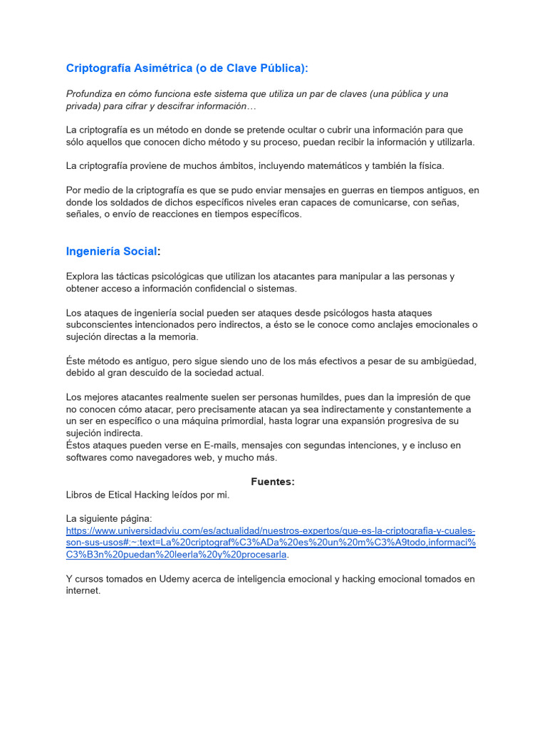 Unidad 4 - Actividad 2 - Criptografía Asimétrica e Ingeniería Social - Creado Por Reynald M | PDF