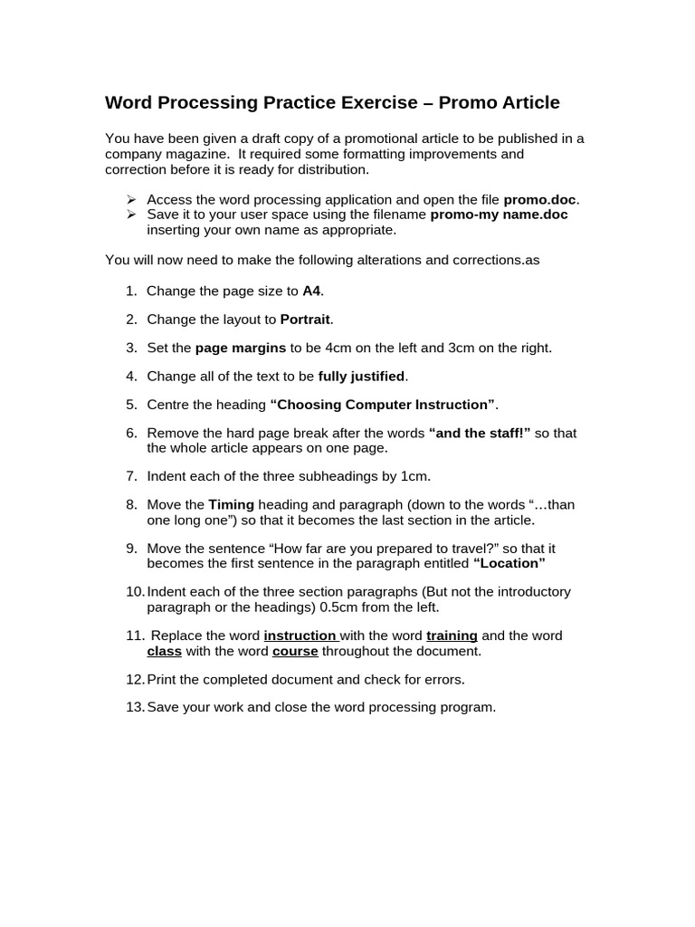 Promo Instruct | PDF