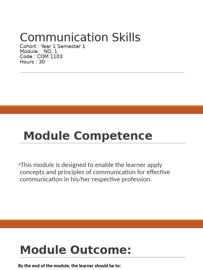 COMMUNICATION SKILLS | PDF | Communication | Nonverbal Communication