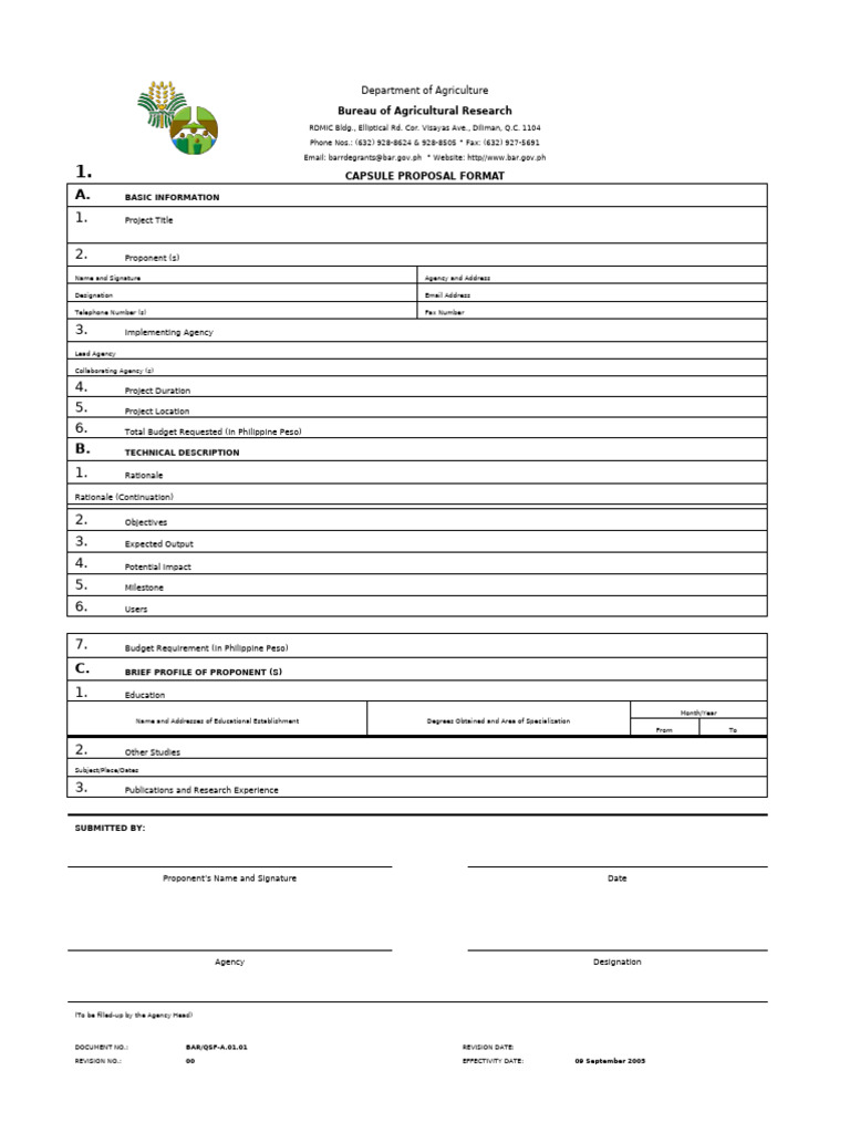 01 CapsuleProposalFormatRev00 | PDF