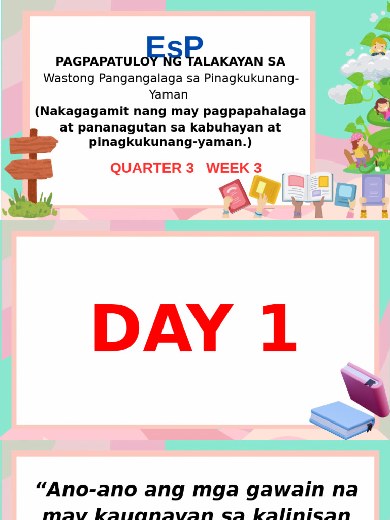 GR6 EsP WK3 QTR3 | PDF