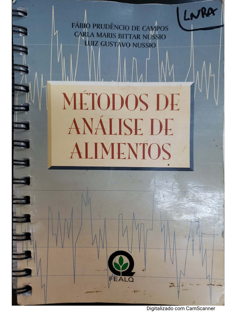 Metodos de Analise de Alimentos (LNRA) | PDF