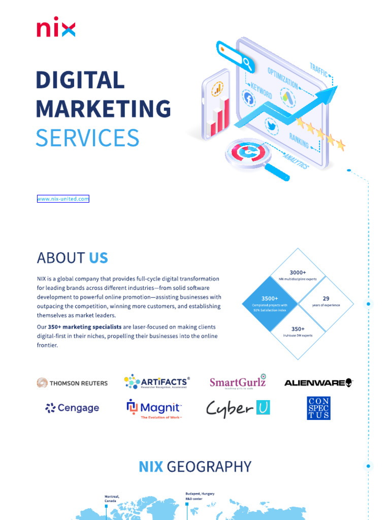 NIX Digital Marketing Services | PDF | Analytics | Digital Marketing