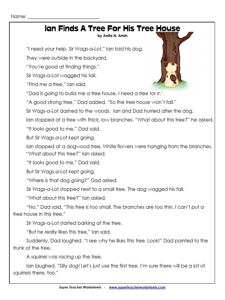 Ian Finds A Tree For His Tree House | PDF | Trees