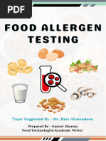 Neogen Food Allergen Handbook Testing Guide For Food Allergens | PDF ...