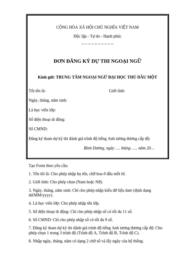 BT Form 4 | PDF