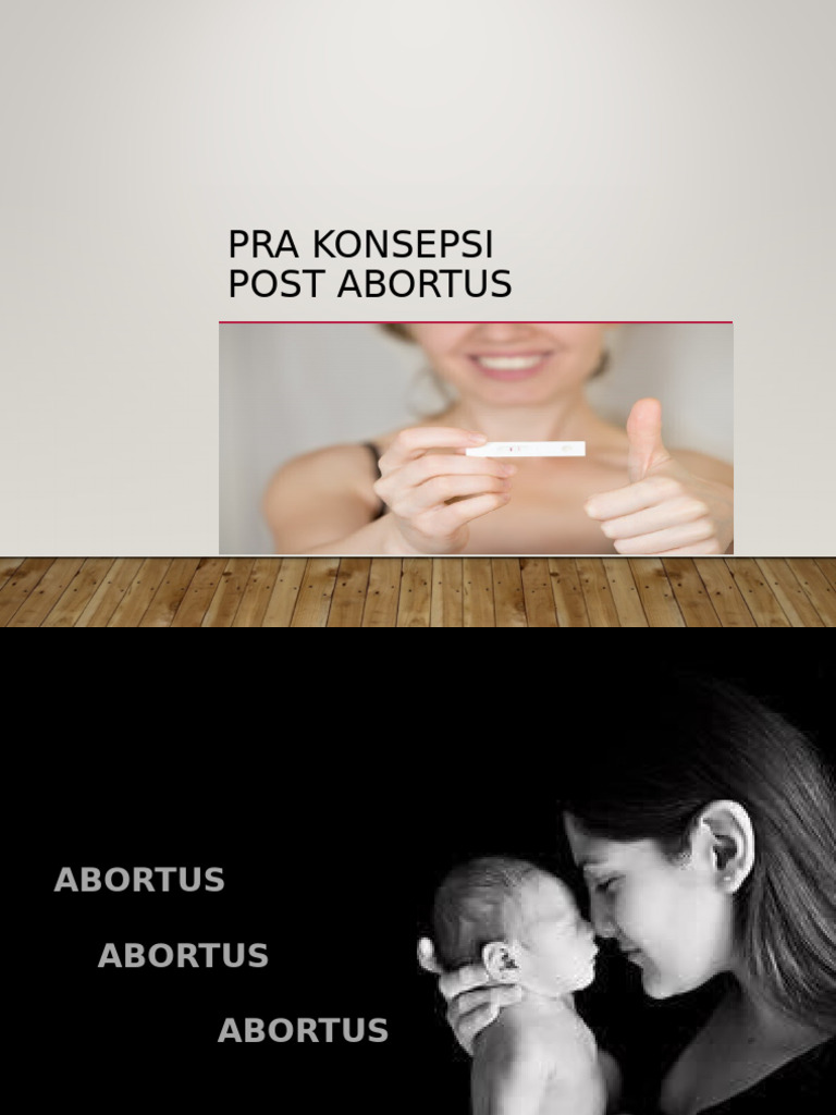 Pra Konsepsi Post Abotus (Pertemuan 1) | PDF