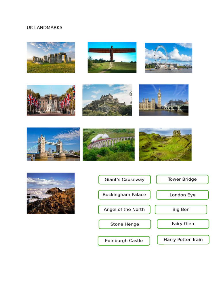 Uk Landmarks | PDF