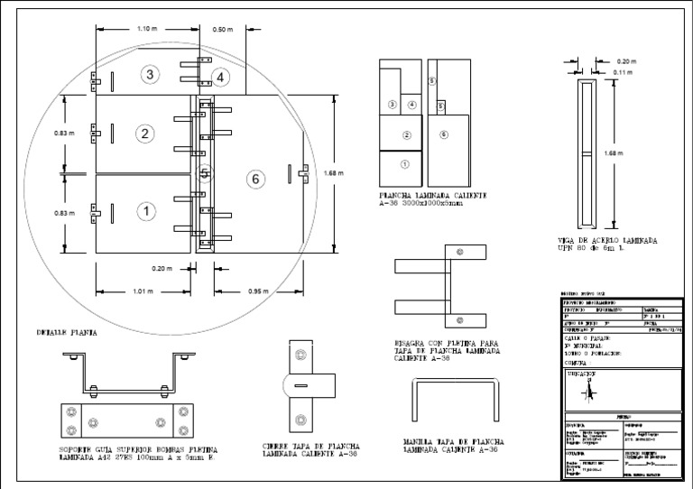 Plano Detalle Constructivo | PDF