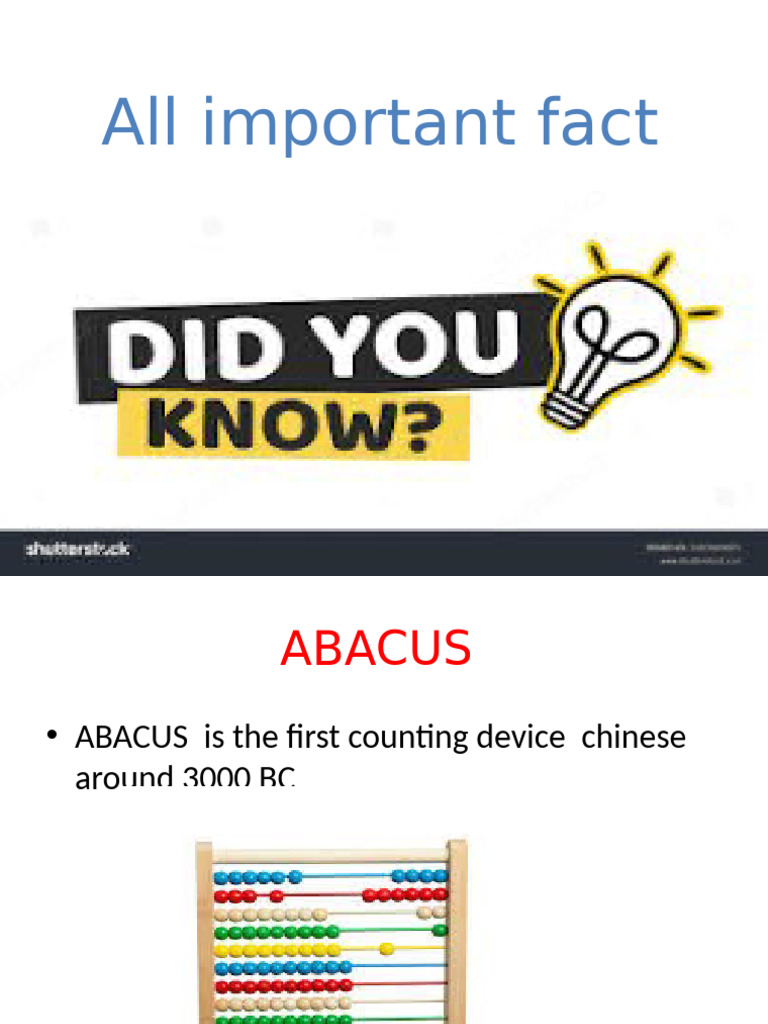 All Important Fact | PDF