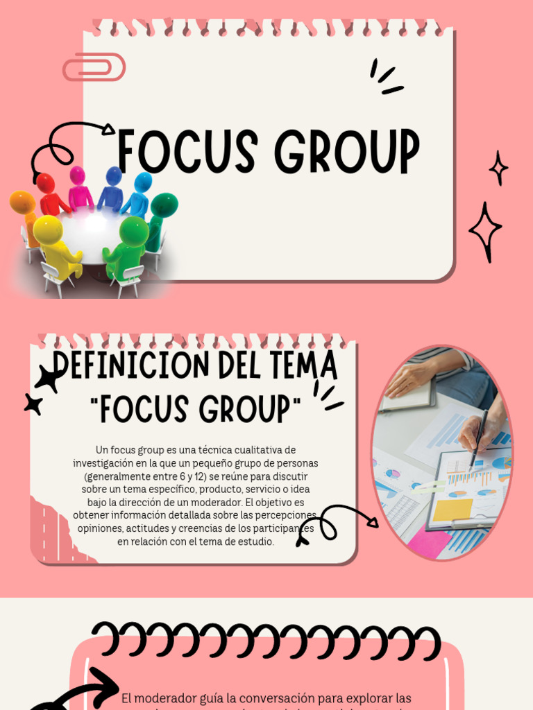 Definición y Tipos de Focus Group | PDF | Grupo de enfoque | Usabilidad