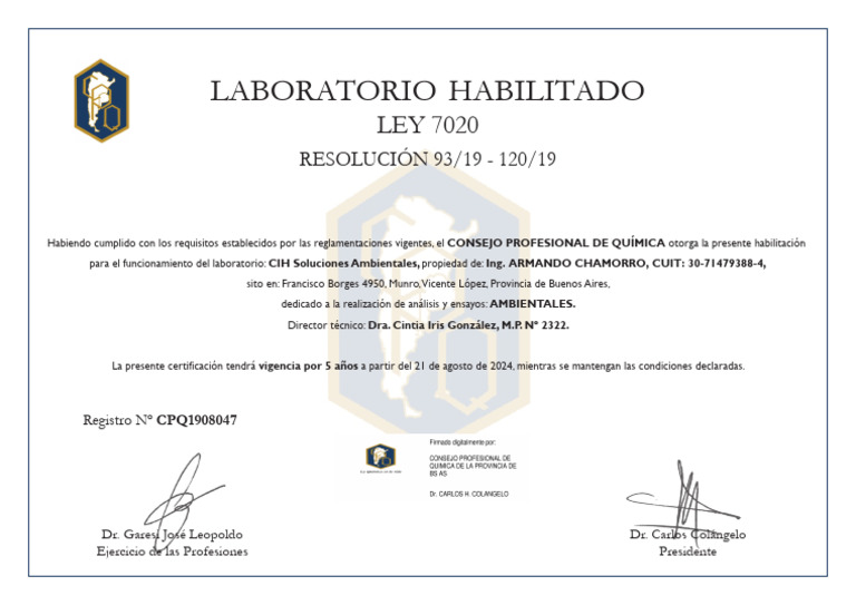 Cofilab 1908047 CIH | PDF