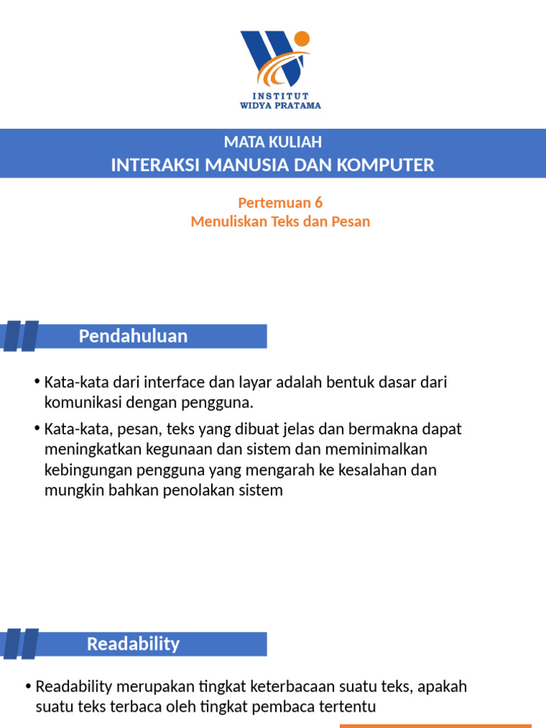 Pertemuan 6 - Menuliskan Teks Dan Pesan | PDF